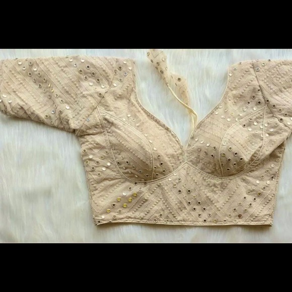 Salwar Kameez | Saree Blouses | Readymade Indian Mirror Work Saree ...